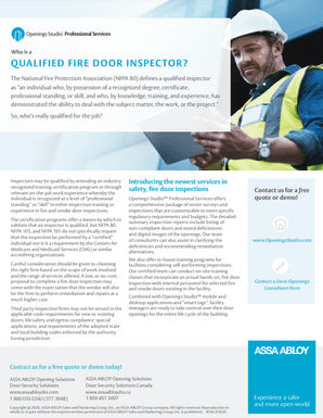 Fire Door Inspection Checklist - ASSA ABLOY Openings Studio | ASSA ...